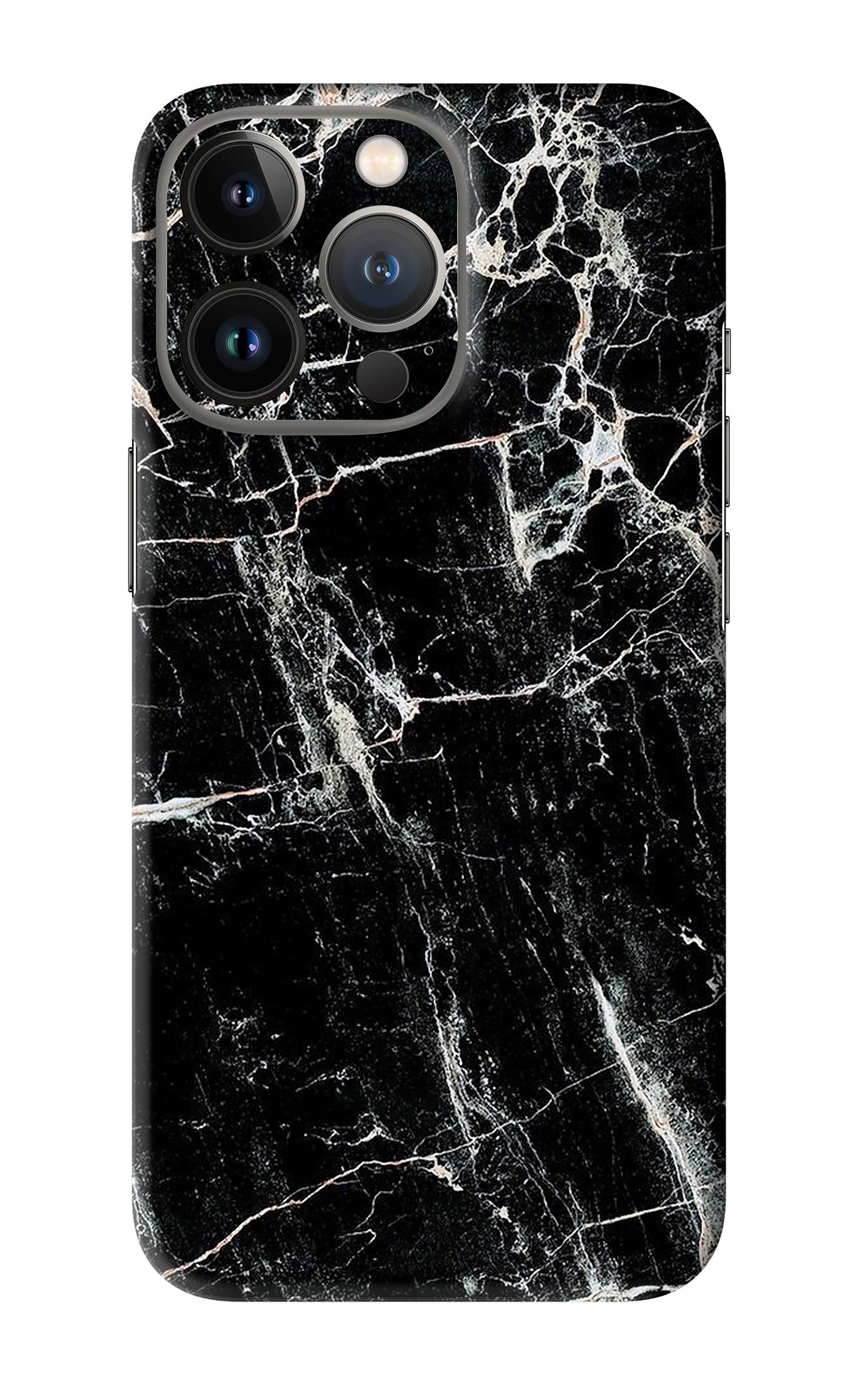 Black Marble Texture 1 iPhone 13 Pro Max Back Skin Wrap | Only Rs.149 ...