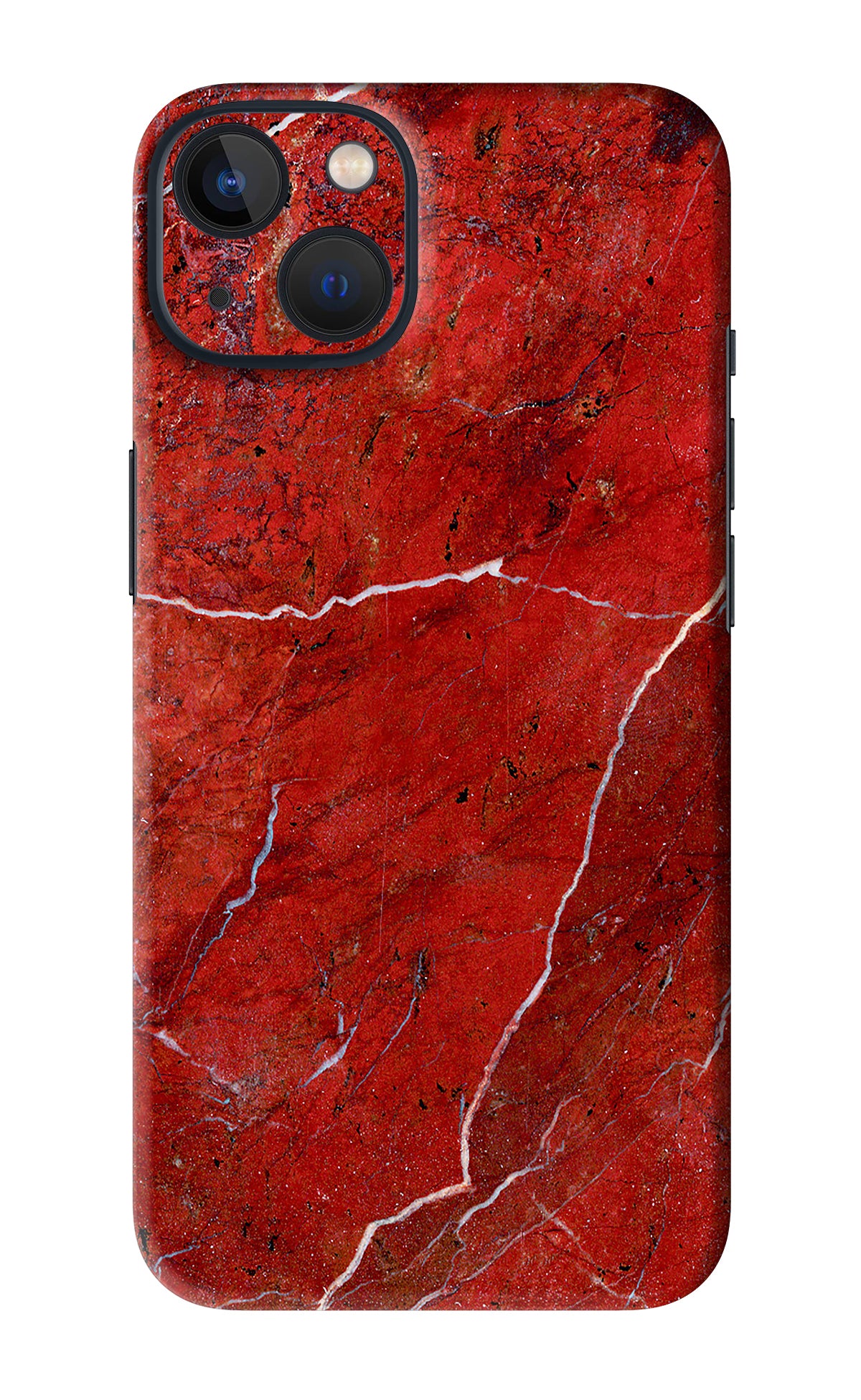 Red Marble Design iPhone 13 Mini Back Skin Wrap | Only Rs.149 – SkinLelo