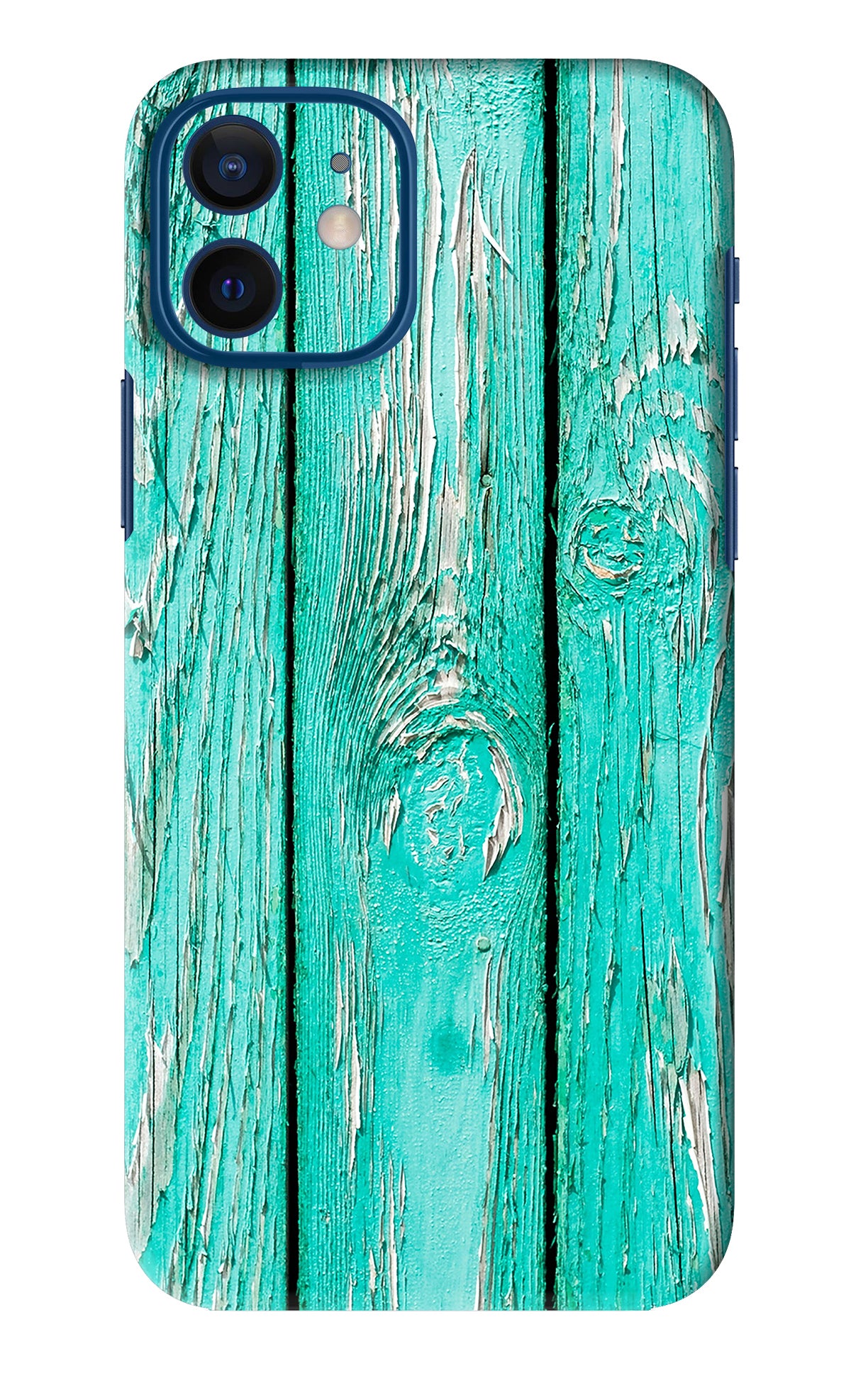 Blue Wood iPhone 12 Back Skin Wrap | Only Rs.149 – SkinLelo