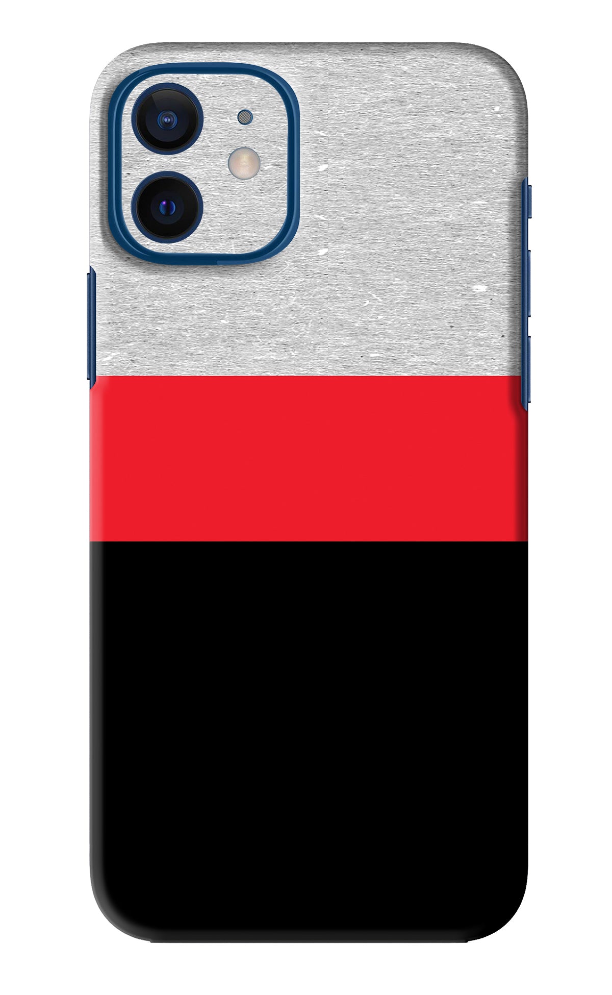 Tri Color Pattern iPhone 12 Back Skin Wrap | Only Rs.149 – SkinLelo