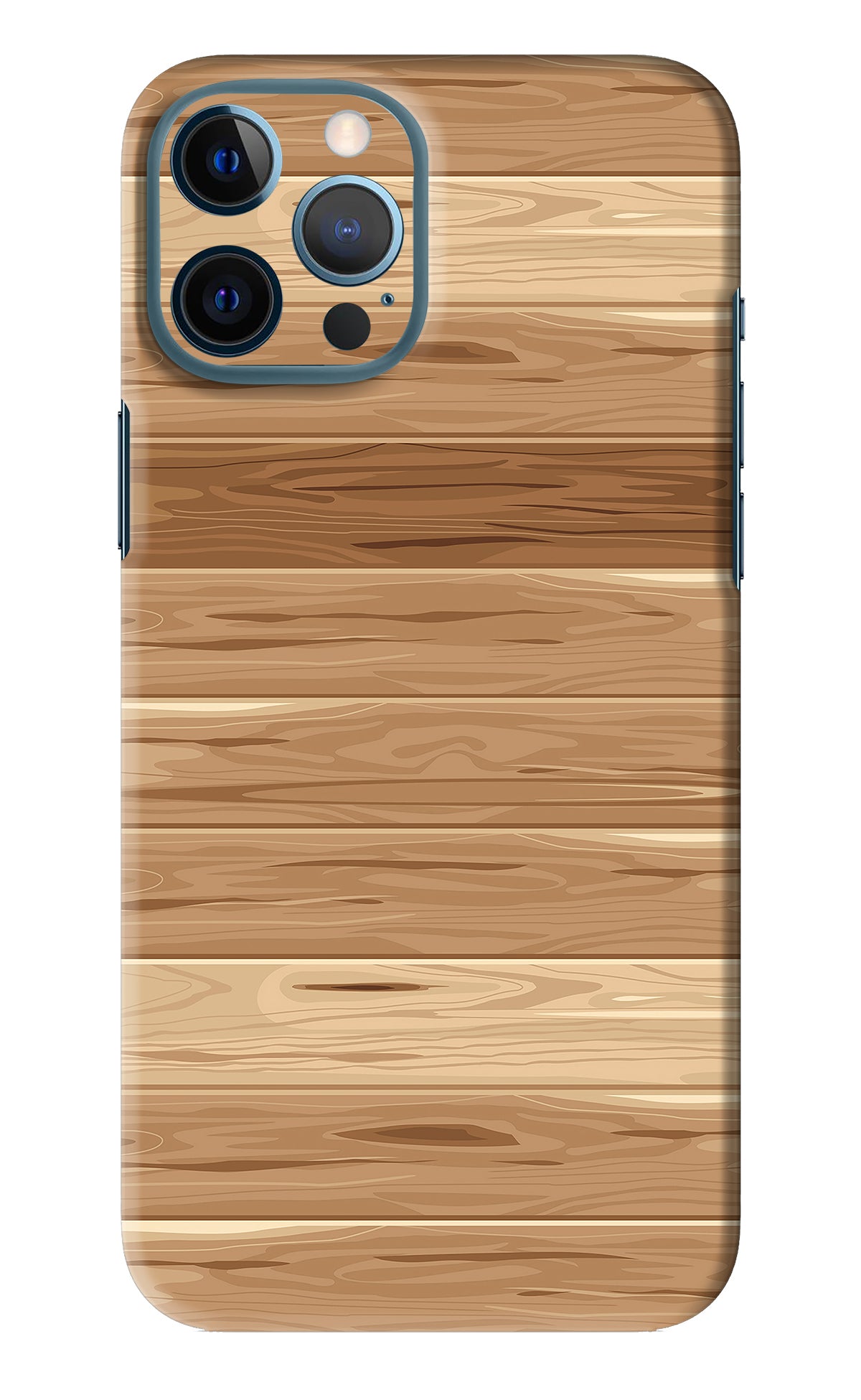 Wooden Vector iPhone 12 Pro Max Back Skin Wrap | Only Rs.149 – SkinLelo