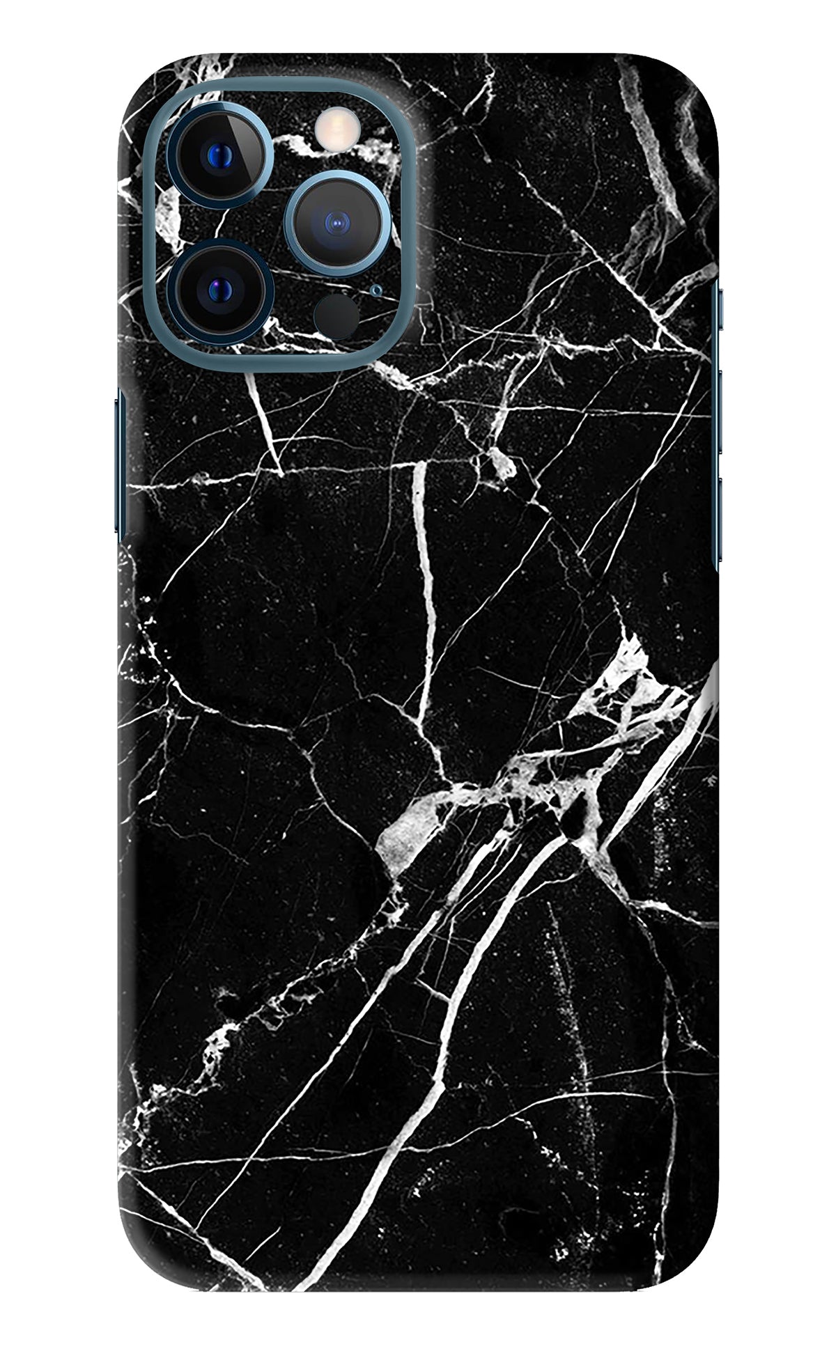 Black Marble Texture 2 iPhone 12 Pro Max Back Skin Wrap | Only Rs.149 ...