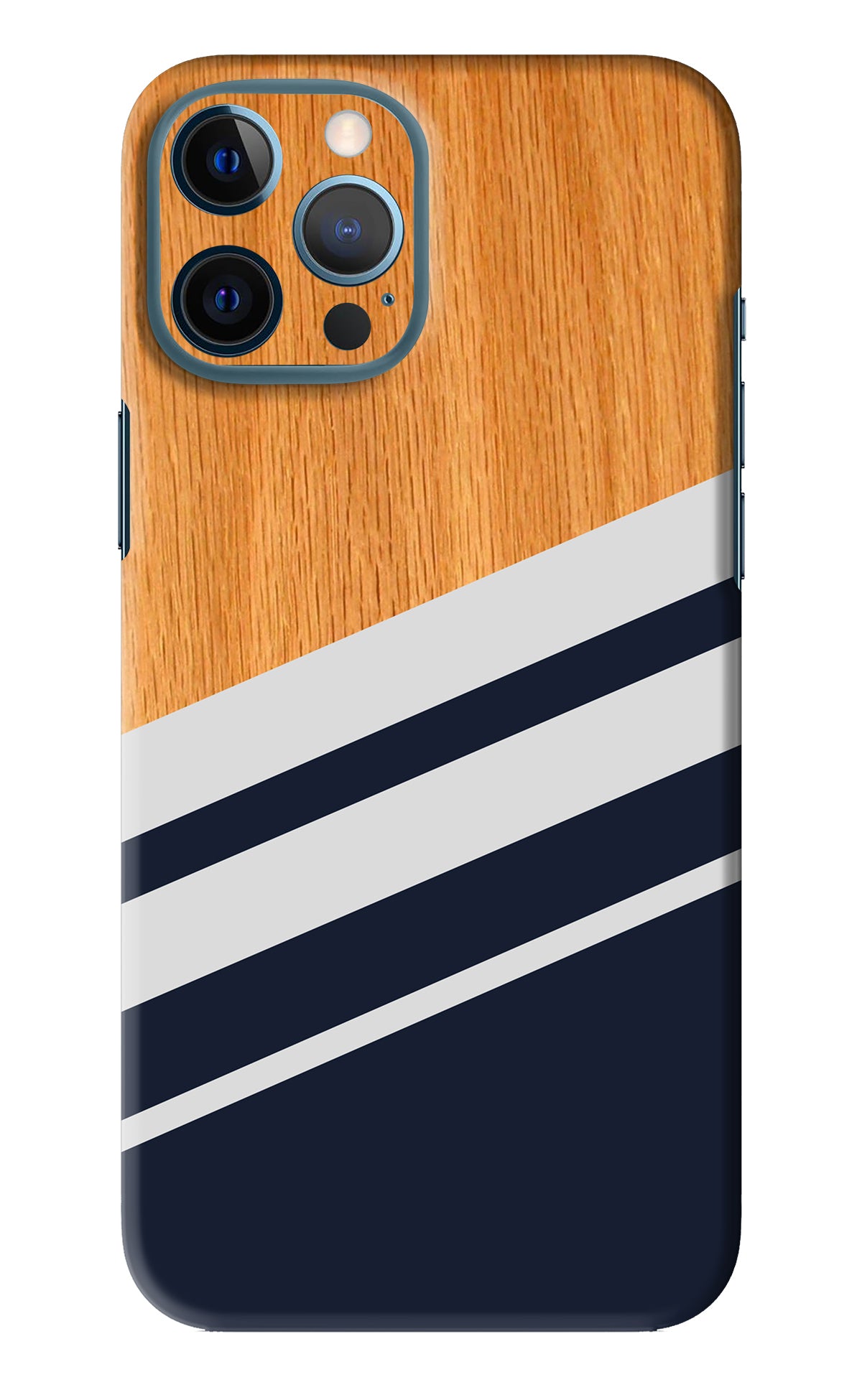Black And White Wooden iPhone 12 Pro Max Back Skin Wrap | Only Rs.149 ...