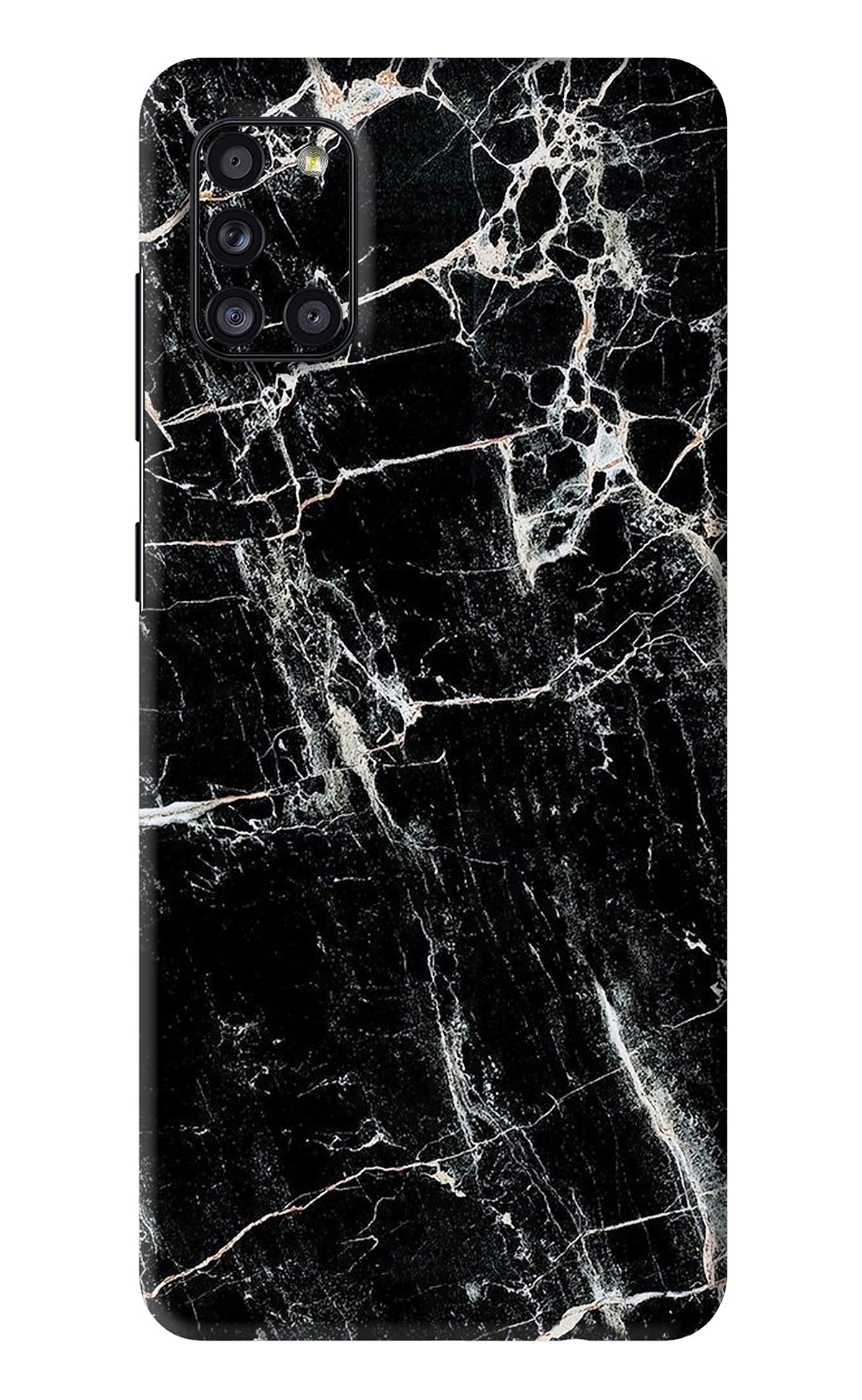 Black Marble Texture 1 Samsung Galaxy A31 Back Skin Wrap | Only Rs.149 ...