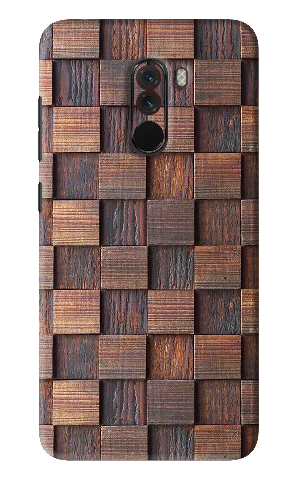 Wooden Cube Design Poco F1 Back Skin Wrap | Only Rs.149 – SkinLelo
