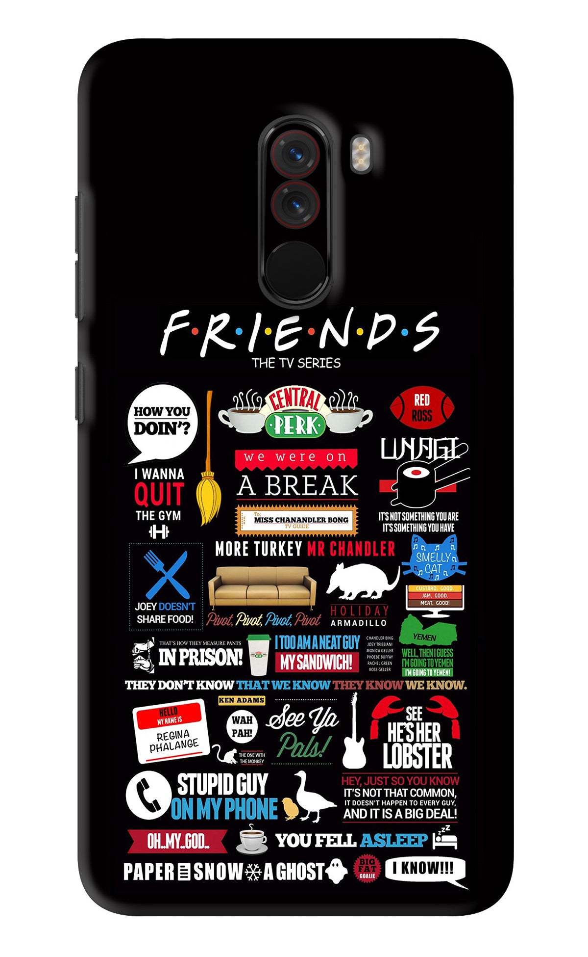 FRIENDS Poco F1 Back Skin Wrap | Only Rs.149 – SkinLelo