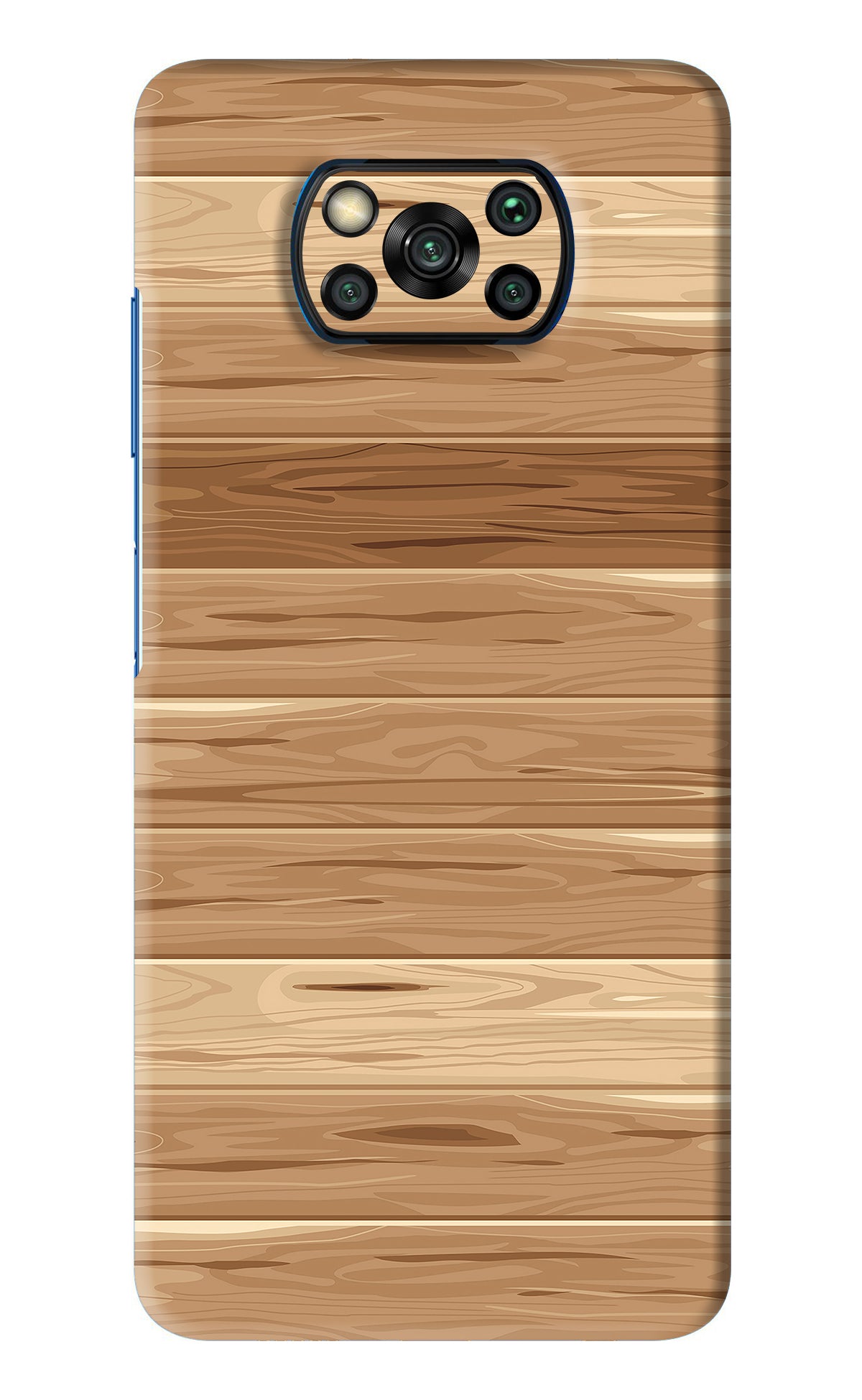 Wooden Vector Poco X3 Back Skin Wrap | Only Rs.149 – SkinLelo