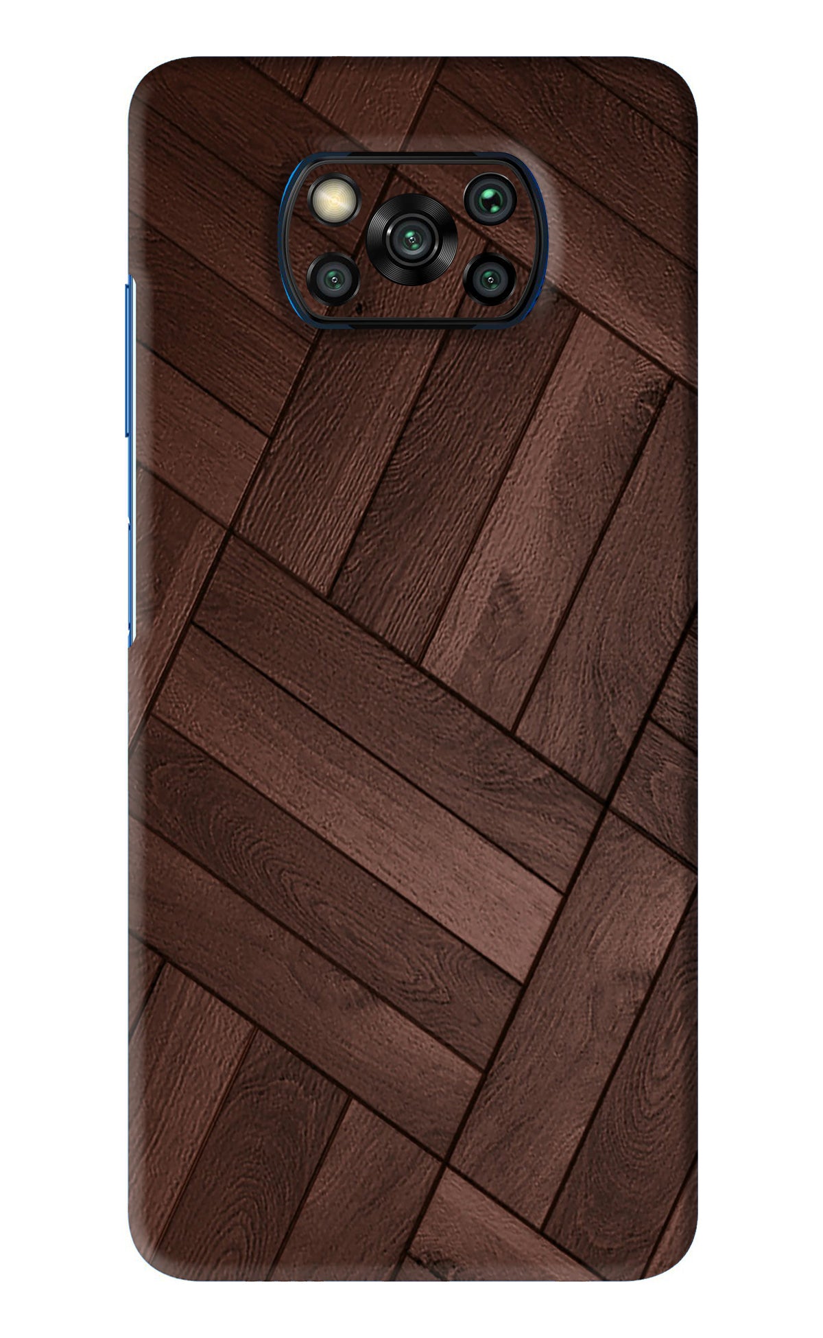 Wooden Texture Design Poco X3 Back Skin Wrap | Only Rs.149 – SkinLelo