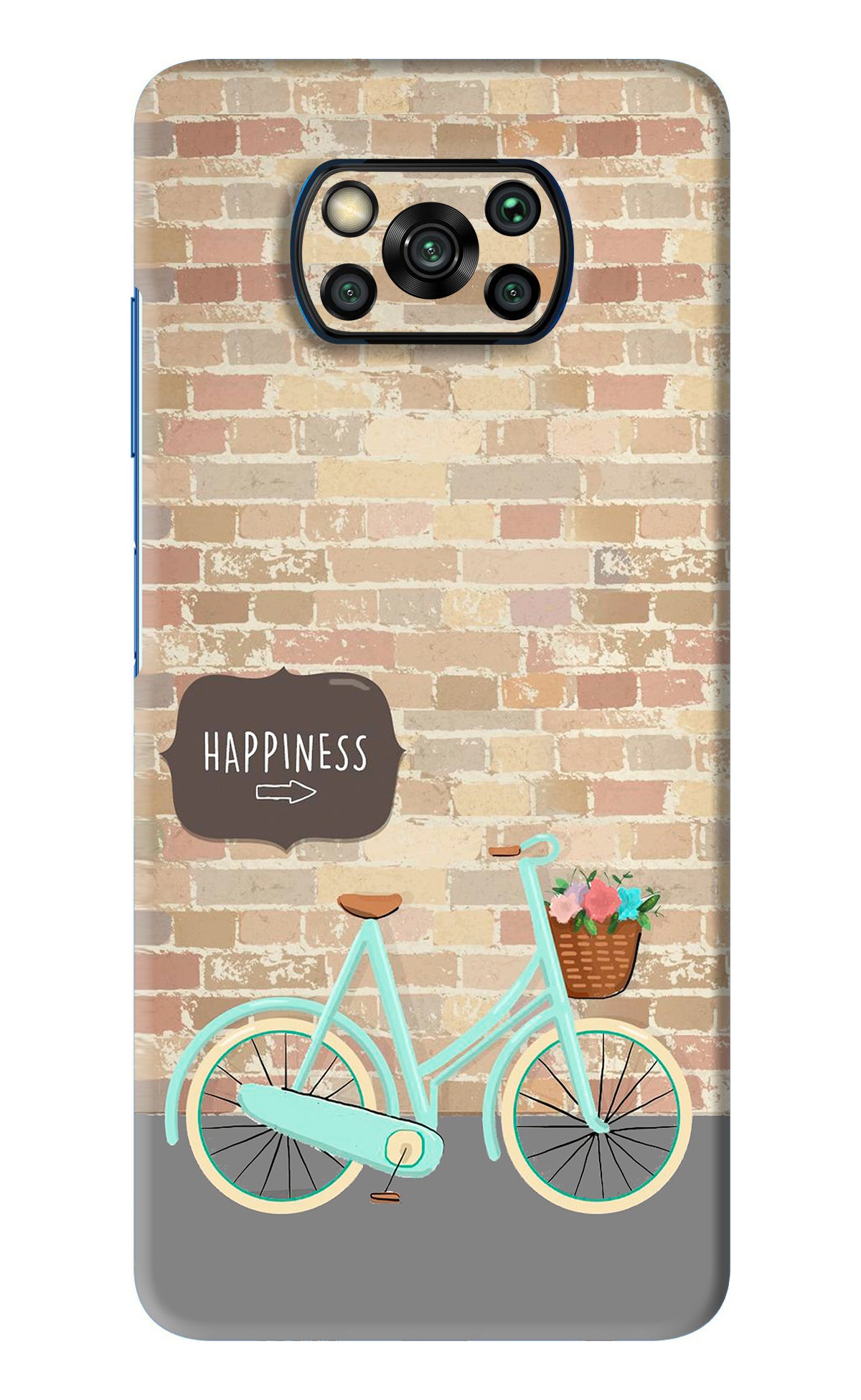 Happiness Artwork Poco X3 Back Skin Wrap | Only Rs.149 – SkinLelo