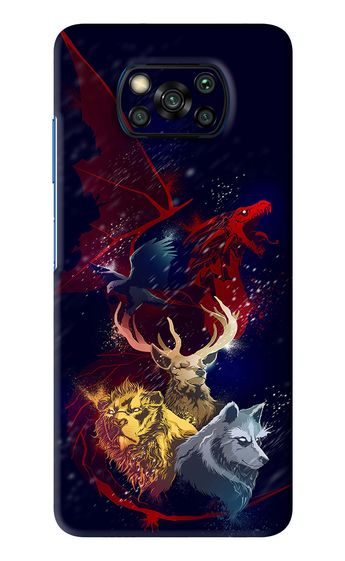 Game Of Thrones Poco X3 Back Skin Wrap | Only Rs.149 – SkinLelo