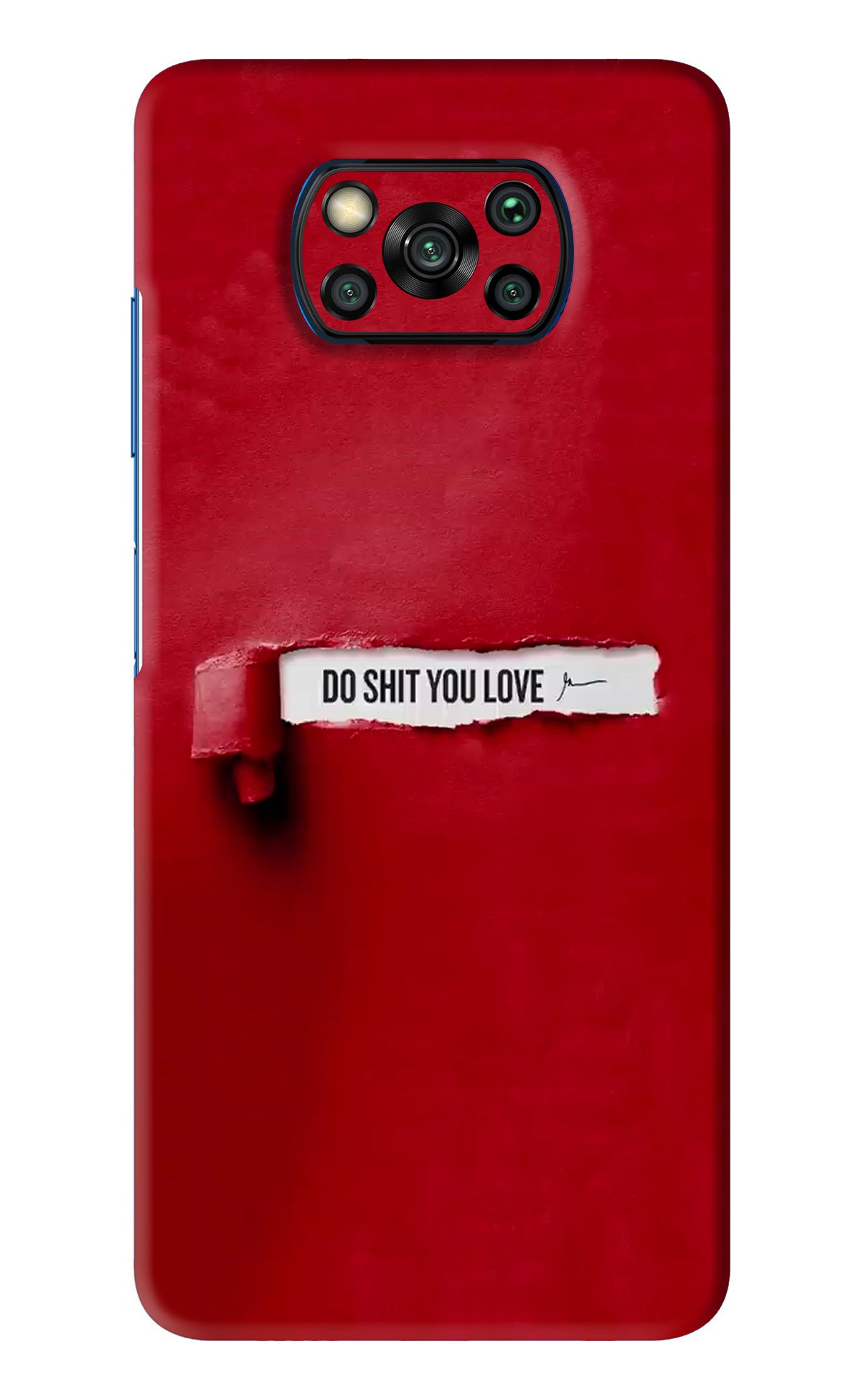 Do Shit You Love Poco X3 Back Skin Wrap | Only Rs.149 – SkinLelo