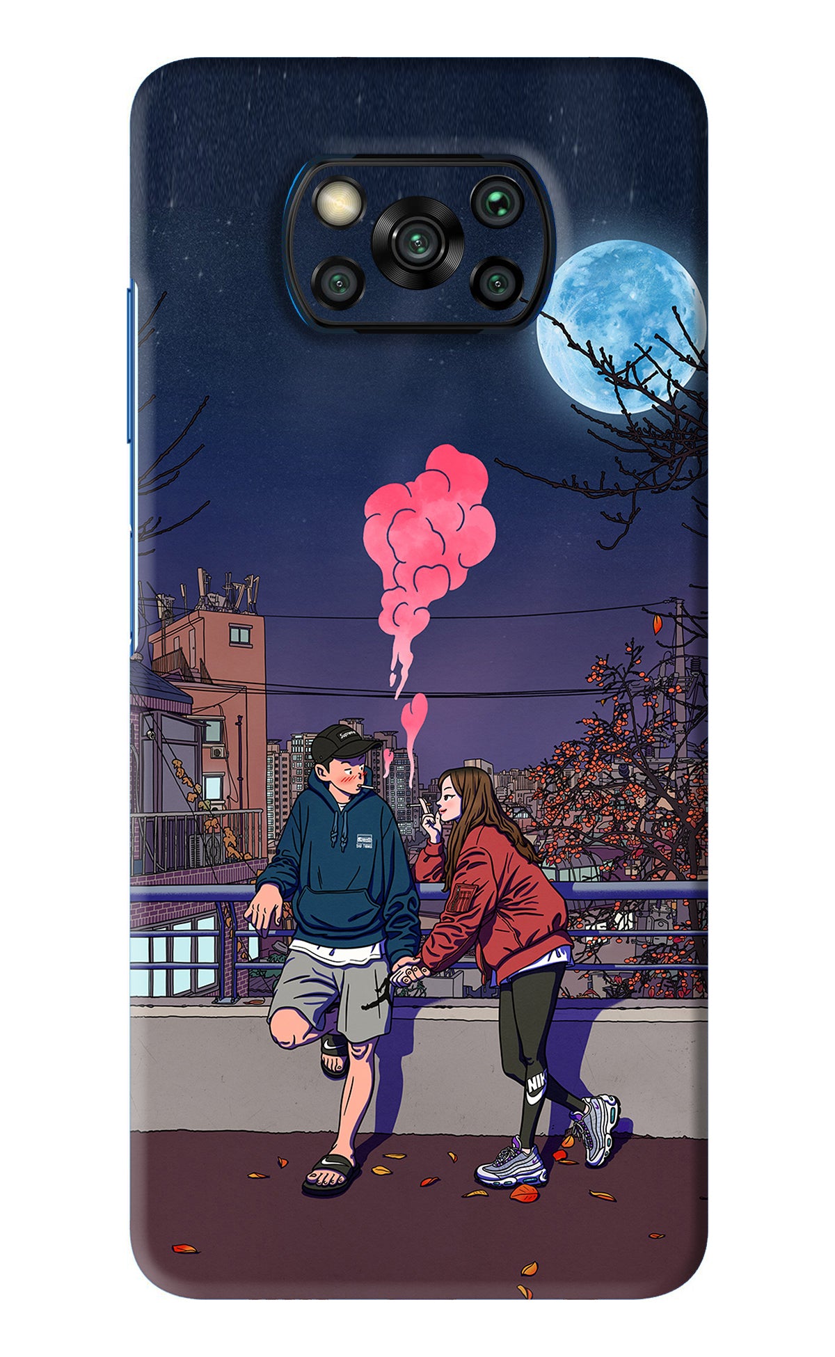 Chilling Couple Poco X3 Back Skin Wrap | Only Rs.149 – SkinLelo