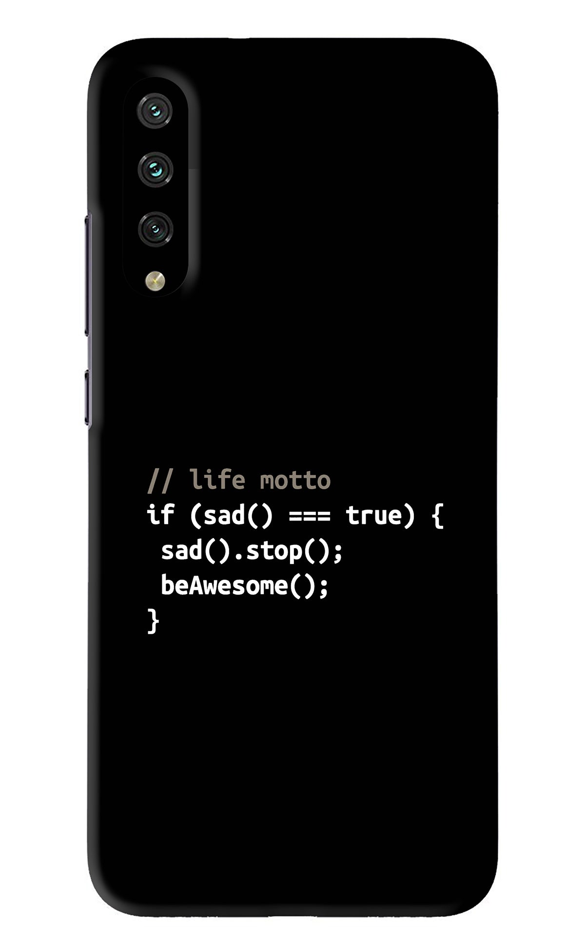 Life Motto Code Xiaomi Mi A3 Back Skin Wrap | Only Rs.149 – SkinLelo