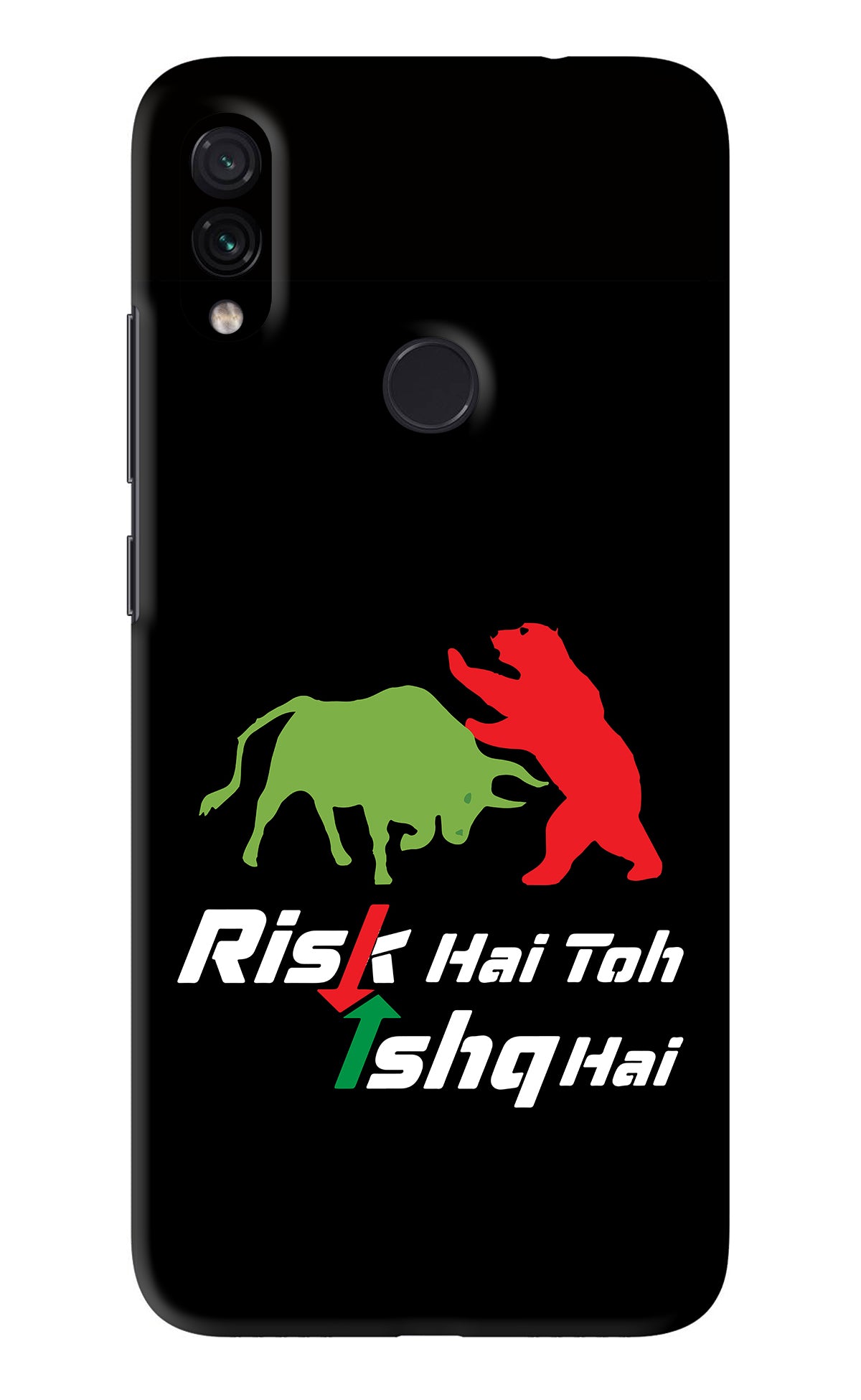 Risk Hai Toh Ishq Hai Xiaomi Redmi Note 7 Pro Back Skin Wrap | Only Rs ...