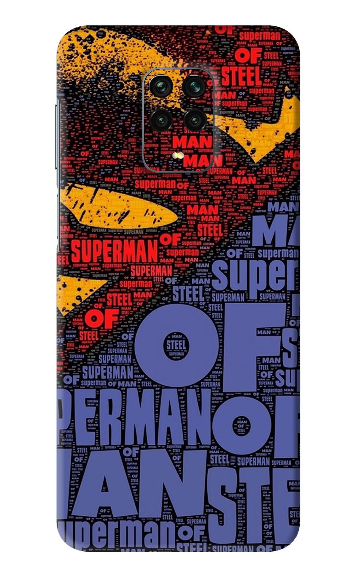 Superman Xiaomi Redmi Note 9 Pro Max Back Skin Wrap | Only Rs.149 ...