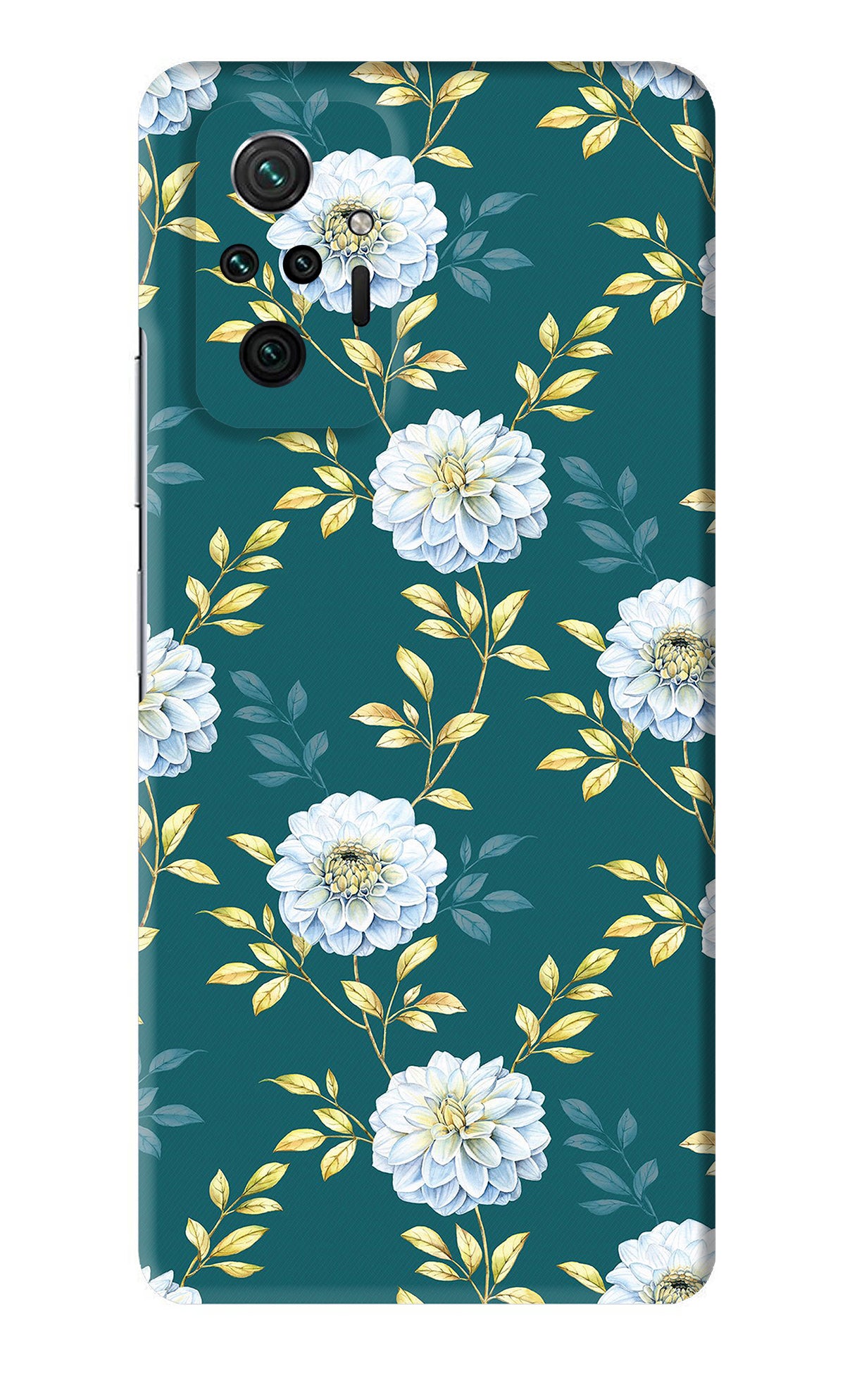 Flowers 5 Xiaomi Redmi Note 10 Pro Max Back Skin Wrap | Only Rs.149 ...
