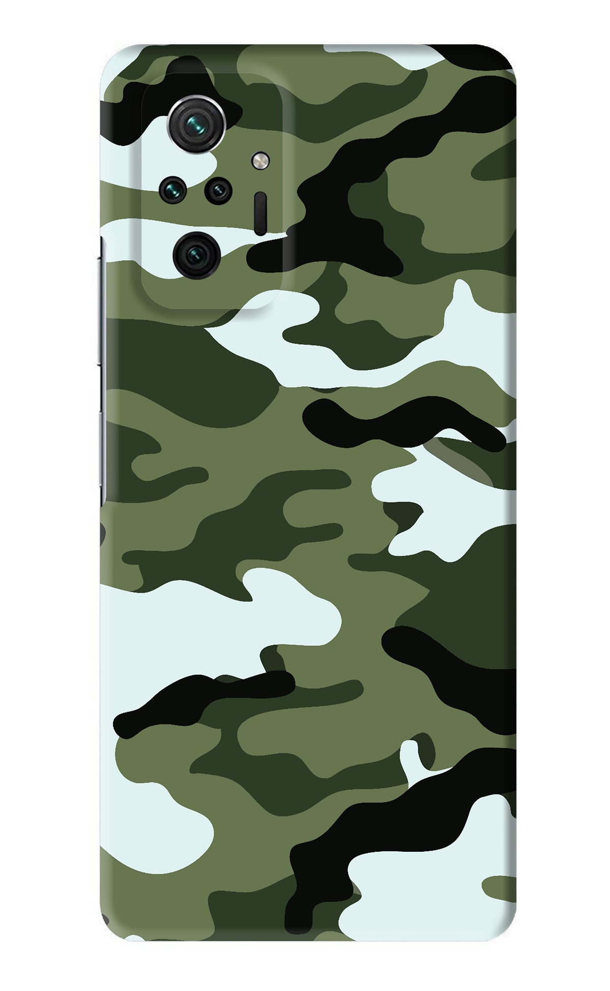 Camouflage 1 Xiaomi Redmi Note 10 Pro Max Back Skin Wrap | Only Rs.149 ...