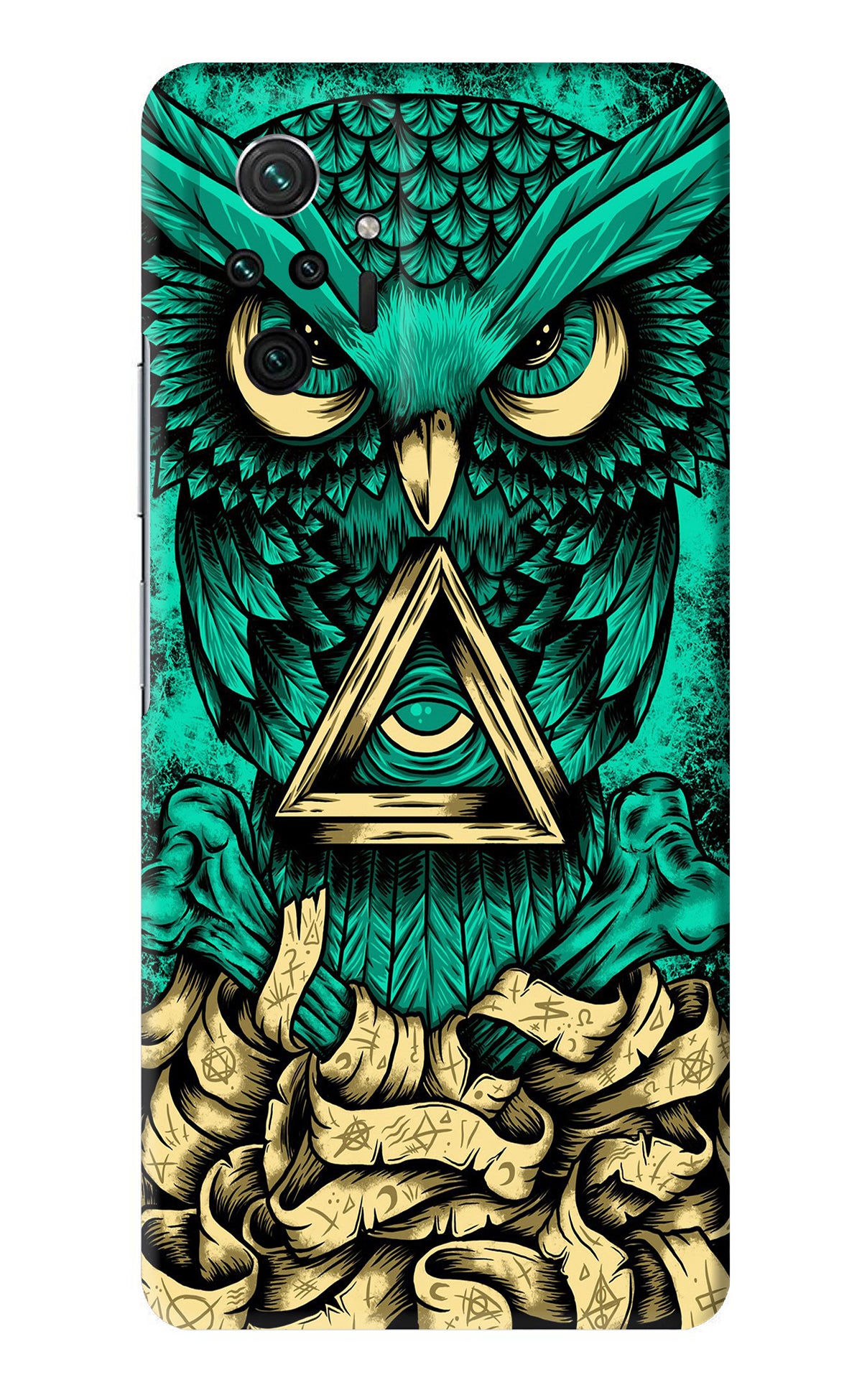 Green Owl Xiaomi Redmi Note 10 Pro Max Back Skin Wrap | Only Rs.149 ...