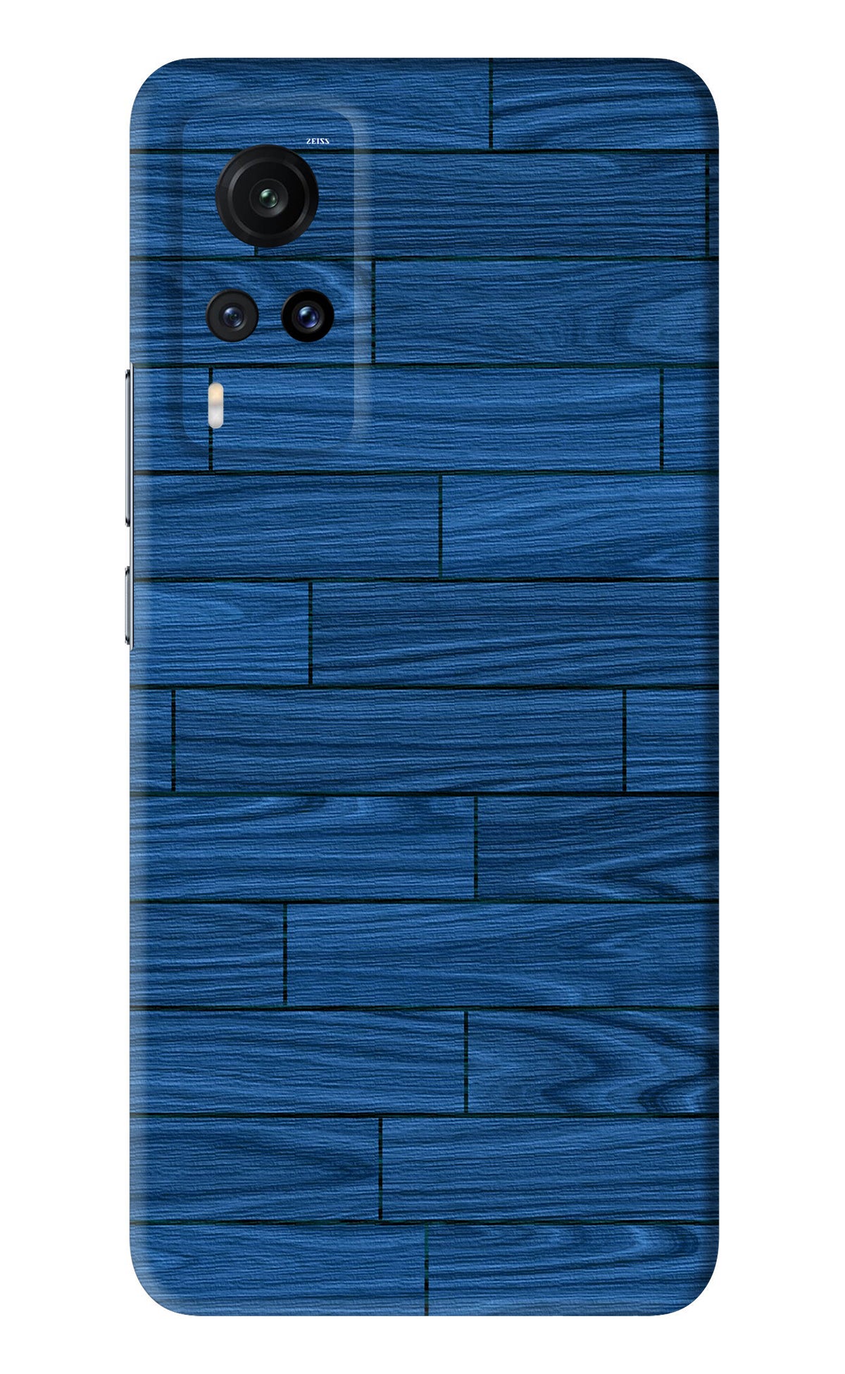 Blue Wooden Texture Vivo X60 Back Skin Wrap | Only Rs.149 – SkinLelo