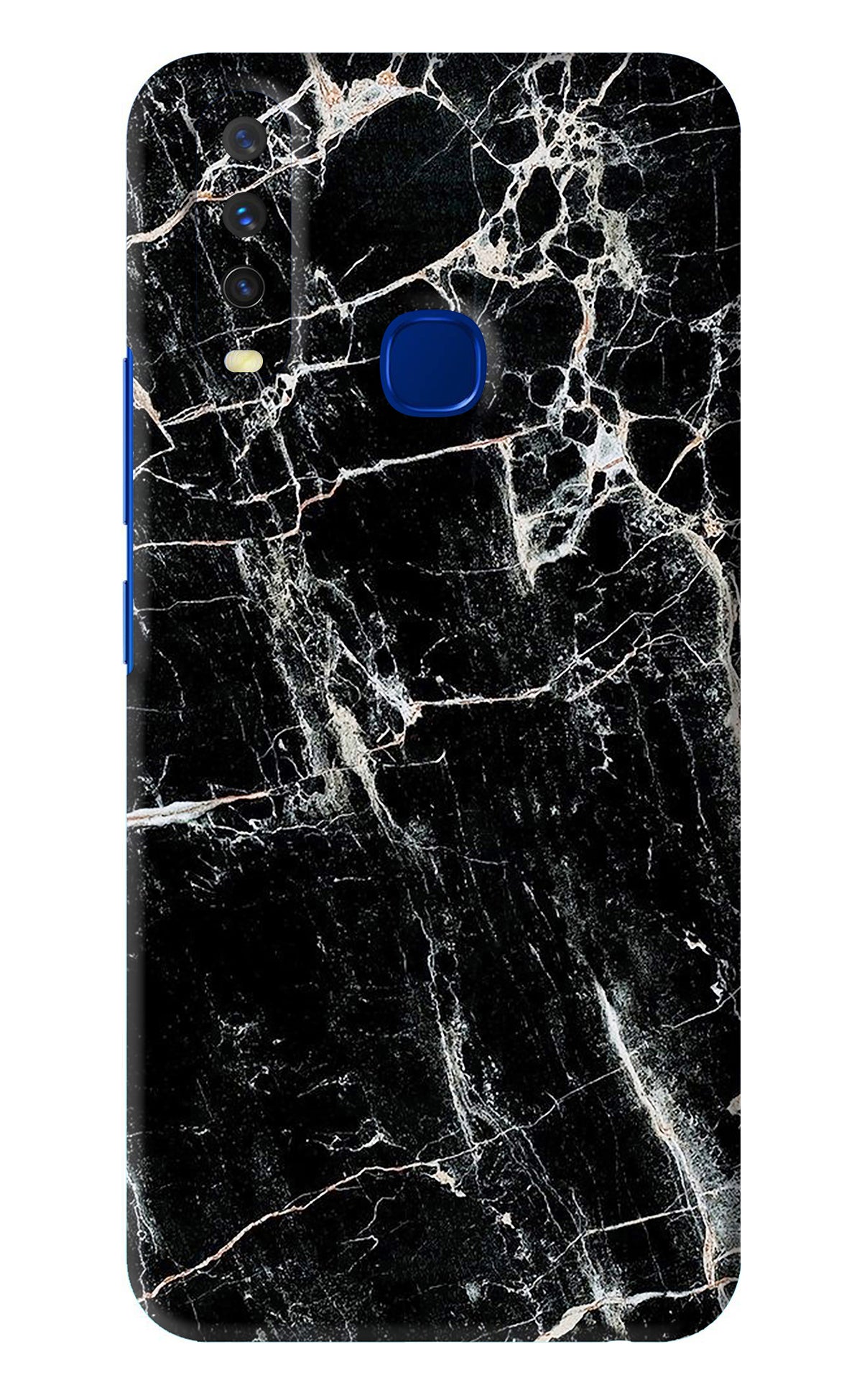 Black Marble Texture 1 Vivo Y15 2019 Back Skin Wrap | Only Rs.149 ...