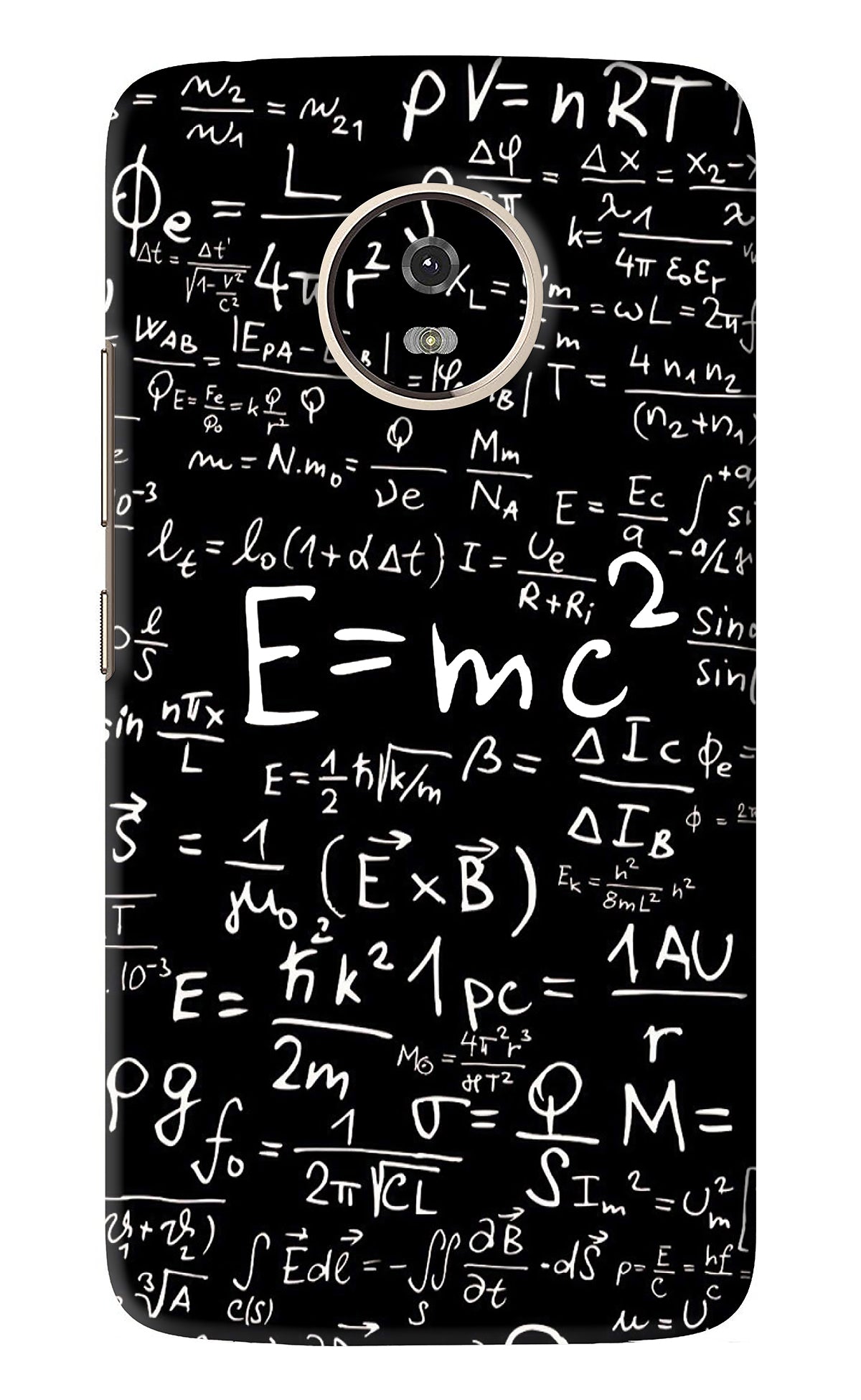 Physics Albert Einstein Formula Motorola Moto G5 Back Skin Wrap | Only ...